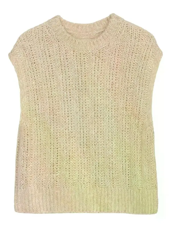 Marc O'polo Ribbed Sleeveless Sweater - Neutrals