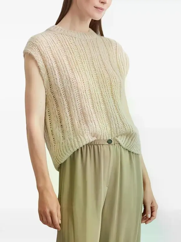 Marc O'polo Ribbed Sleeveless Sweater