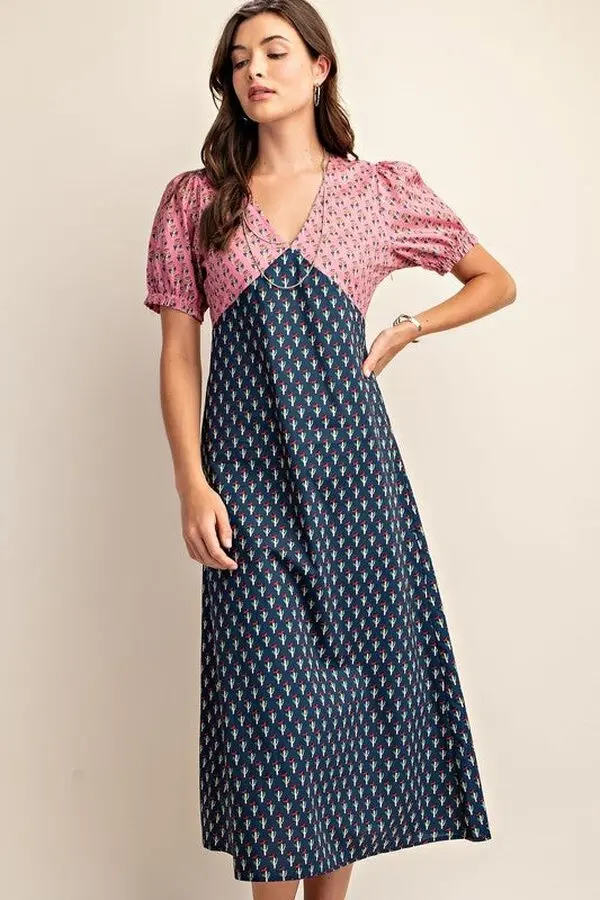 plus size button front midi dress Long Sleeve Button Front Midi Dress