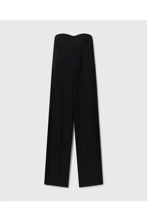 Stella McCartney Strapless Tailored Jumpsuit - Black