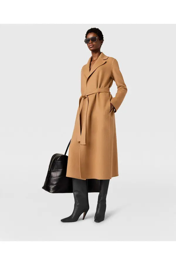 Stella McCartney Double-faced Belted Wool Coat