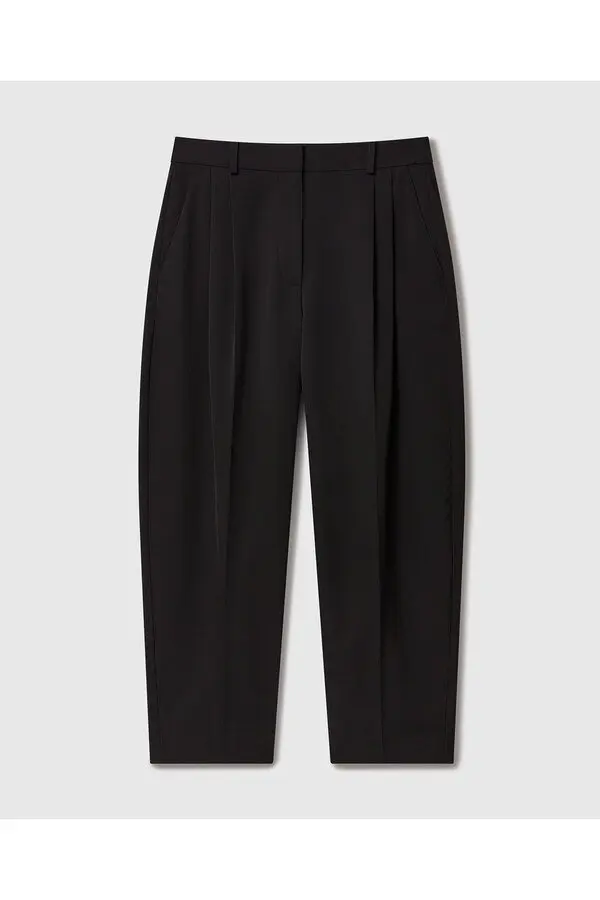 Stella McCartney Pleated High-rise Wool Pants