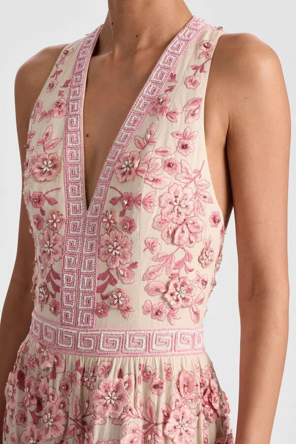 strapless open back dress Custom Sexy Pink High Slit Maternity Photoshoot Gown – Glamix Maternity