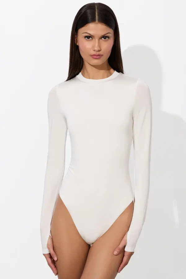 Alice + Olivia Olea Long Sleeve Bodysuit