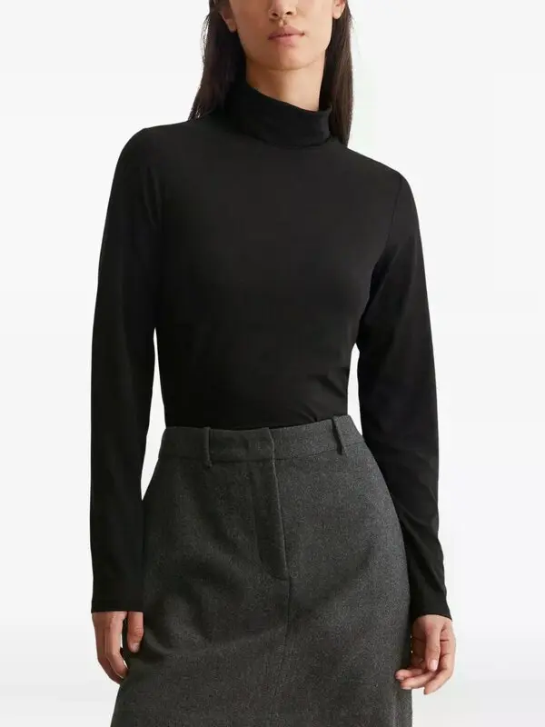 Marc O'polo Long-sleeve Turtleneck Top - Black