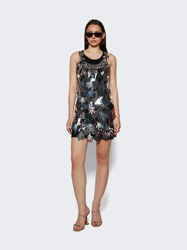 Rabanne Sea Shell Charm Mini Dress - Multi