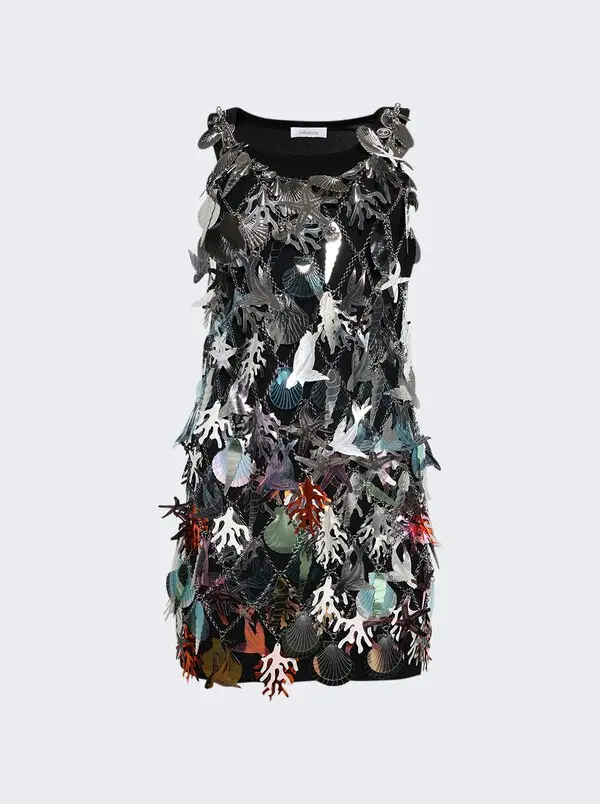 Rabanne Sea Shell Charm Mini Dress - Multi