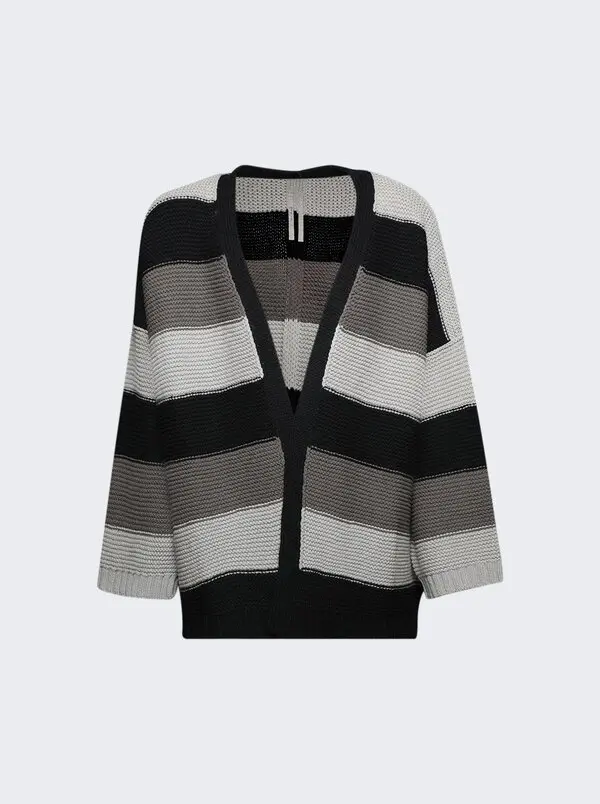 Rick Owens Fisherman Knit Cardigan - Black