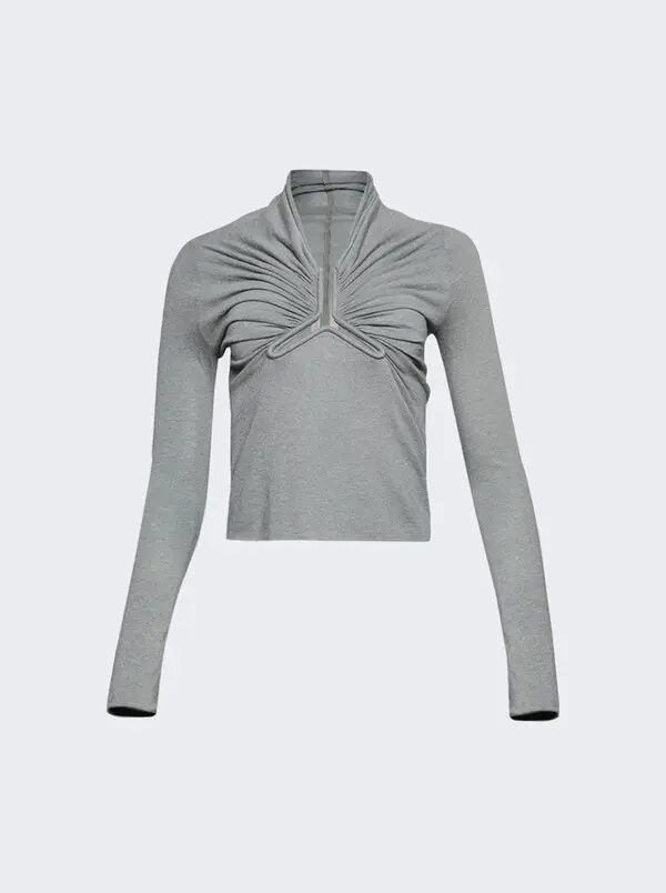Rick Owens Allanah Long Sleeve Tee - Blue