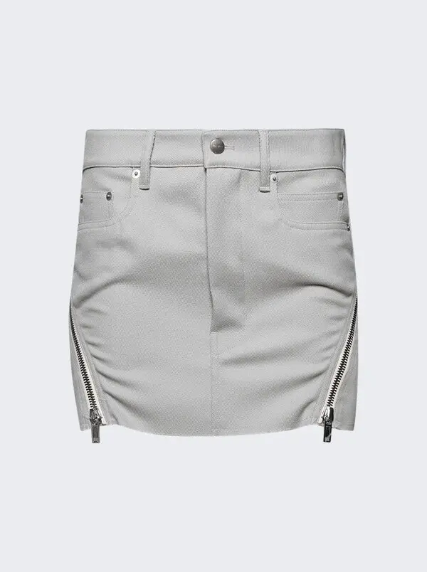Rick Owens Bolan Banana Mini Skirt - White