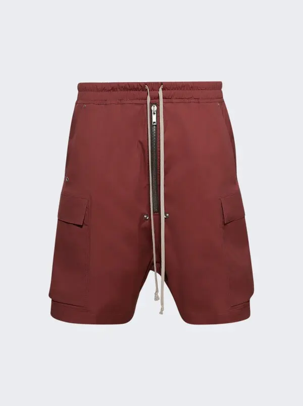 Rick Owens Cargo Bela Shorts - Red