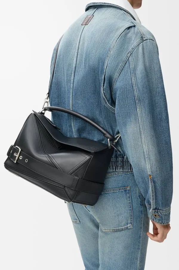 Loewe Puzzle Biker Bag - Black