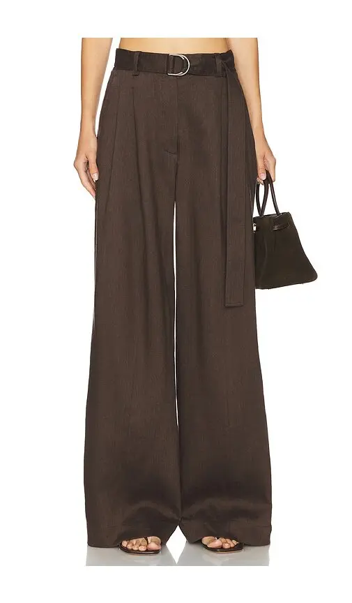 Helmut Lang Wide Double Pleated Trouser