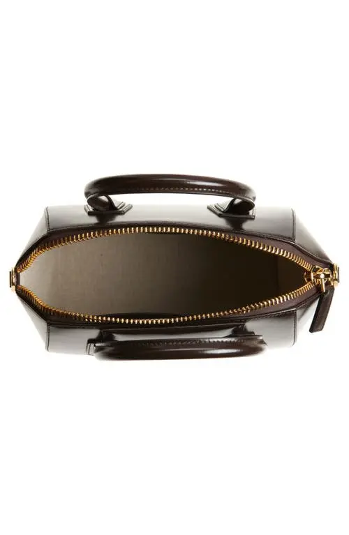 Givenchy Small Antigona Leather Satchel - Chocolate
