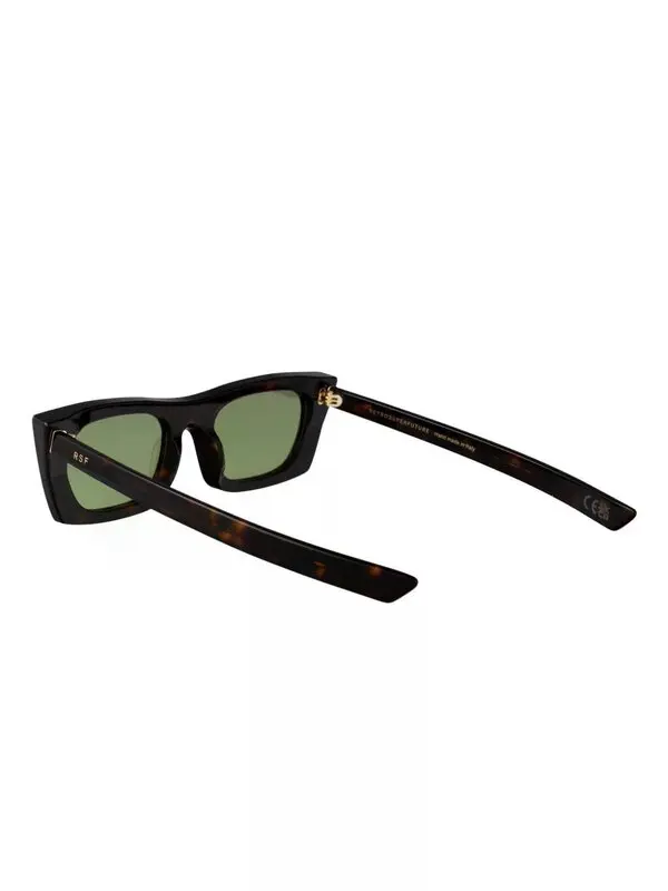 RETROSUPERFUTURE Fred 2.0 Rectangle-frame Sunglasses - Brown