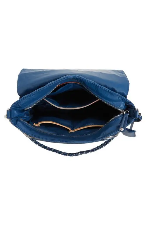 Mz Wallace Crosby Quilted Nylon Crossbody Bag - French Blue