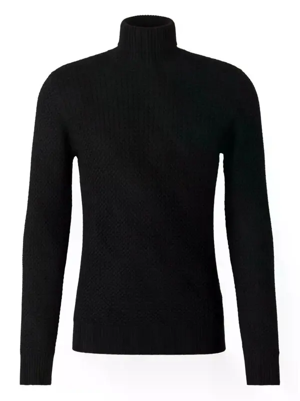 GRAN SASSO Cable-knit Virgin Wool Sweater