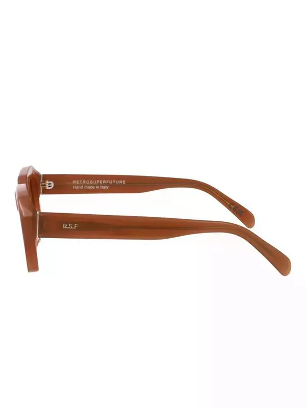 RETROSUPERFUTURE Miles Rectangle-frame Sunglasses - Orange