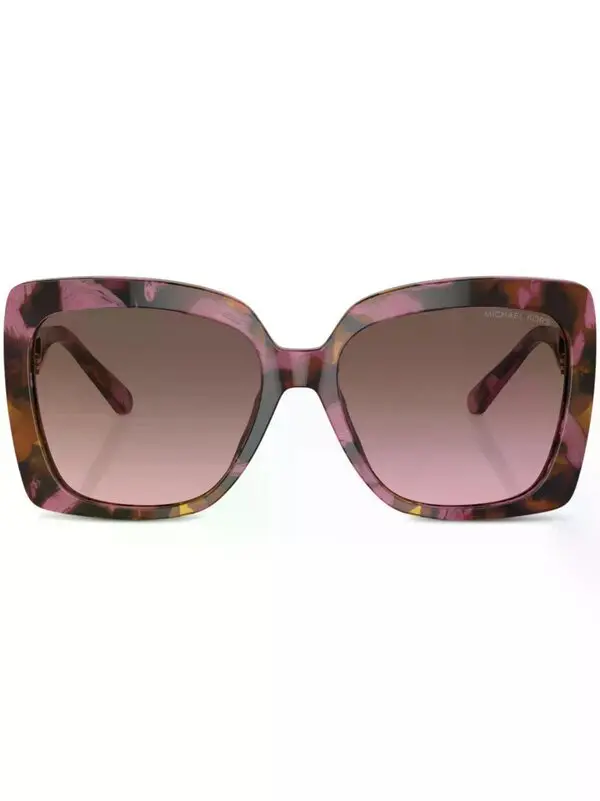 Michael Kors Nice Oversize Square-frame Sunglasses - Black