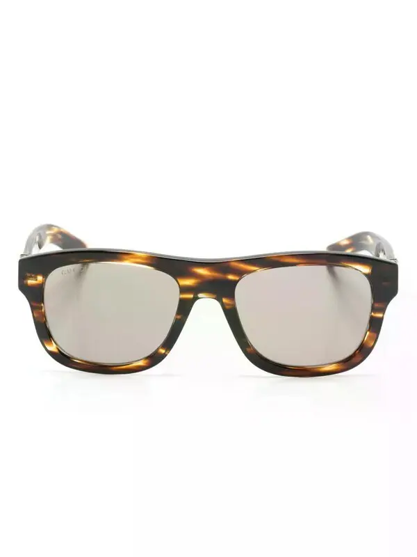Gucci Square-frame Sunglasses - Brown