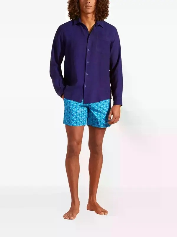 Vilebrequin Caroubis Long-sleeve Shirt - Blue