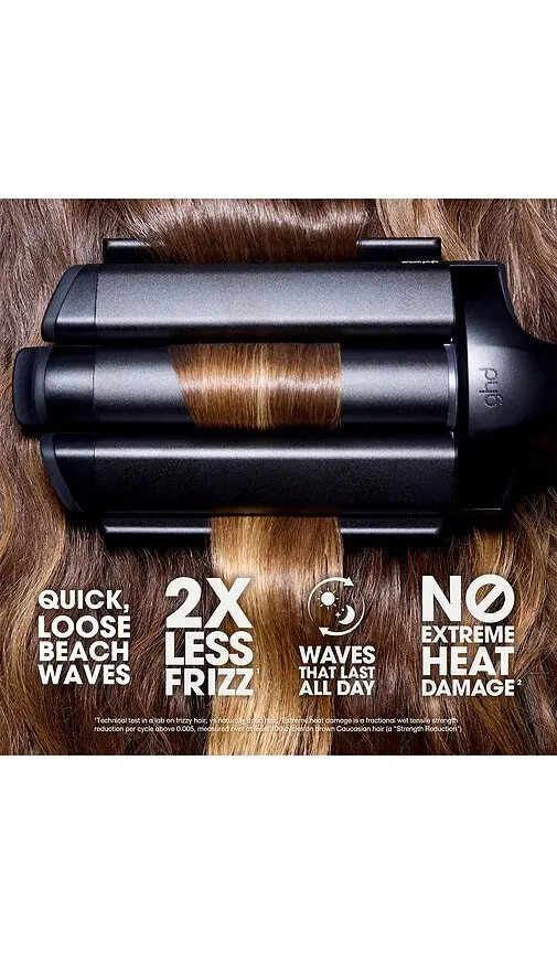 GHD Wave Triple Barrel Waver - Black