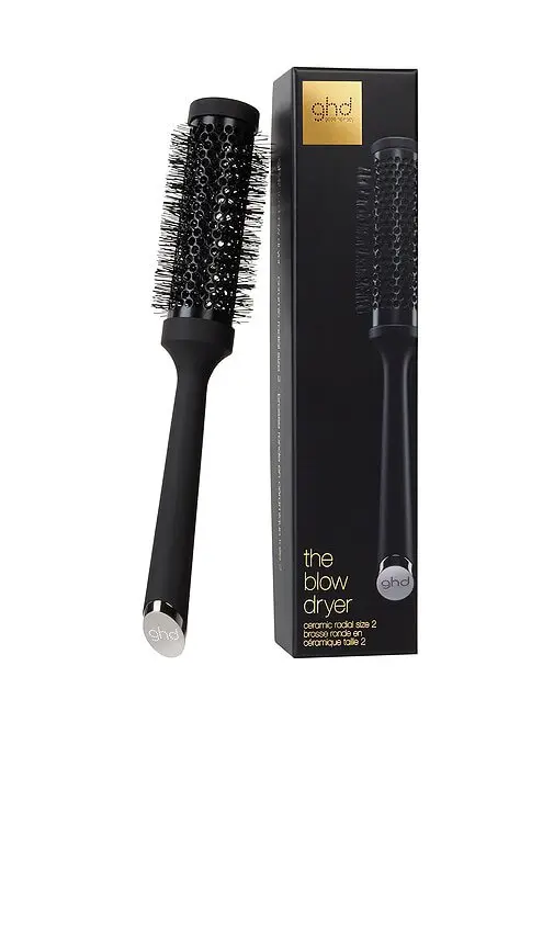 GHD 1.3 Ceramic Vented Round Brush - Black