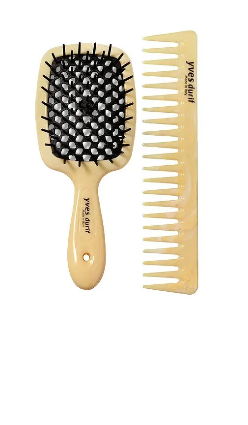 YVES DURIF Petite Vented Brush & Comb Set - N,a