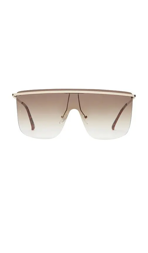AIRE Arcturus Sunglasses - Gold & Brown Grad