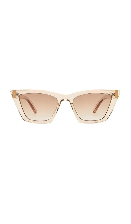 Le Specs Velodrome Sunglasses - Vanilla & Brown Gradient