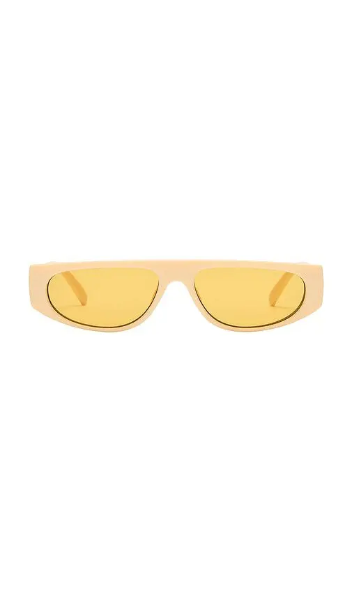 Le Specs Le Ritual Sunglasses - Ivory & Brass Mono