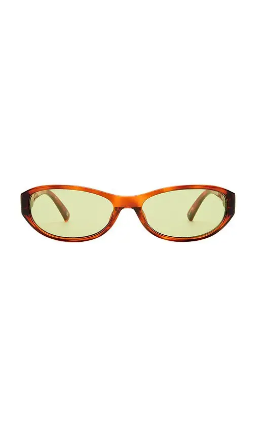 Le Specs Dont Cha Sunglasses - Toffee Tort & Moss Tint