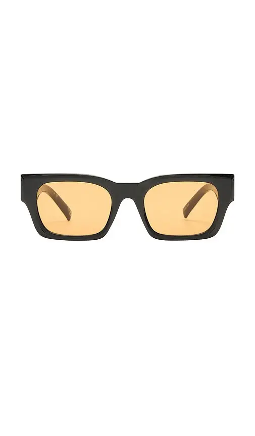 Le Specs Shmood Sunglasses - Black Amber & Tint