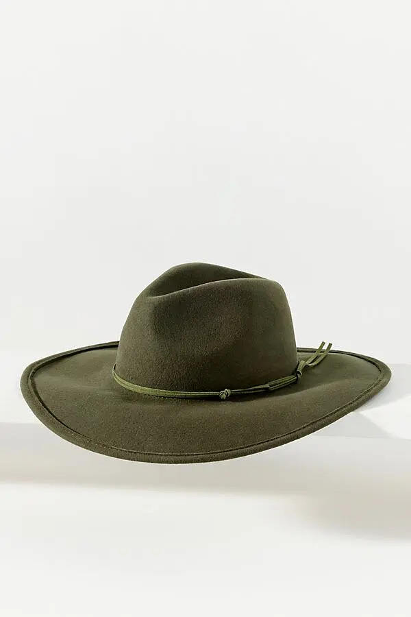 San Diego Hat First Rain Wool Rancher - Olive