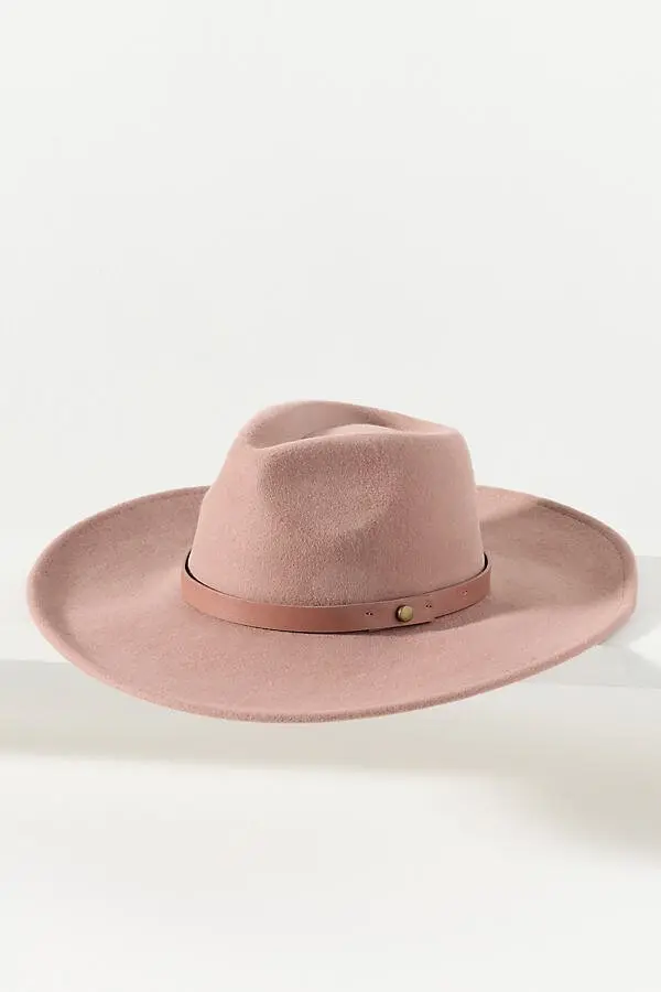 San Diego Hat Ramona Wool Rancher - Mauve