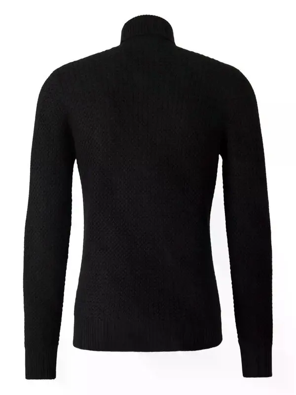 GRAN SASSO Cable-knit Roll Neck Sweater