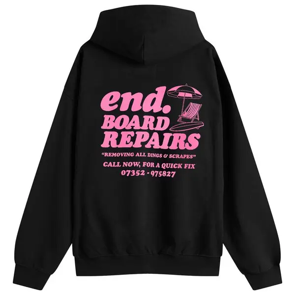 END. Coastal Board Repairs Hoodie
