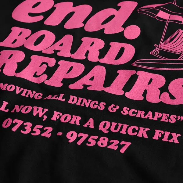 END. Coastal Board Repairs T-shirt