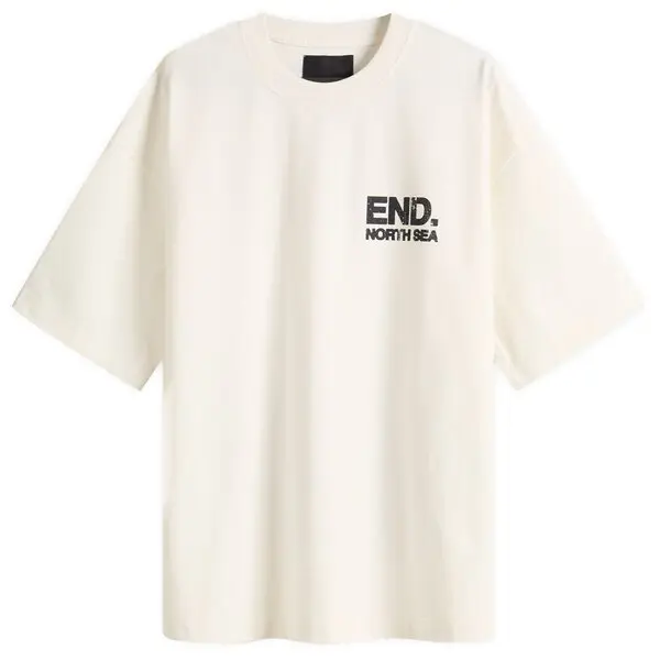 END. Coastal Locals Only T-shirt - Ecru
