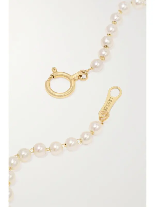 Mizuki 14-karat Pearl Bracelet