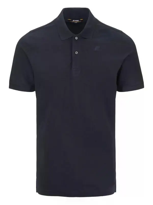 K-WAY Amedee Logo-appliqué Polo Shirt - Blue