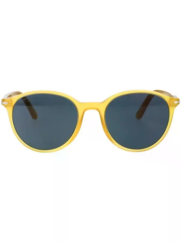 Persol Miele Round Frame Sunglasses - Yellow
