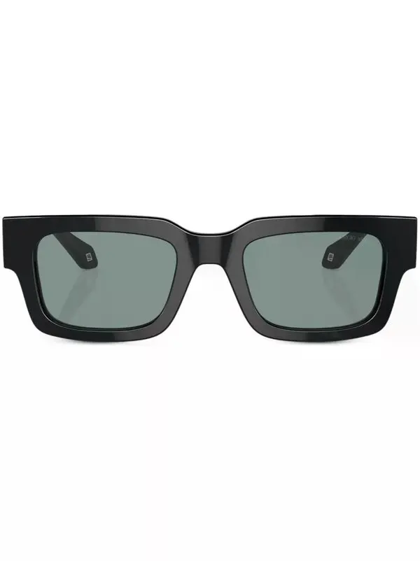 Giorgio Armani Logo-print Square-frame Sunglasses