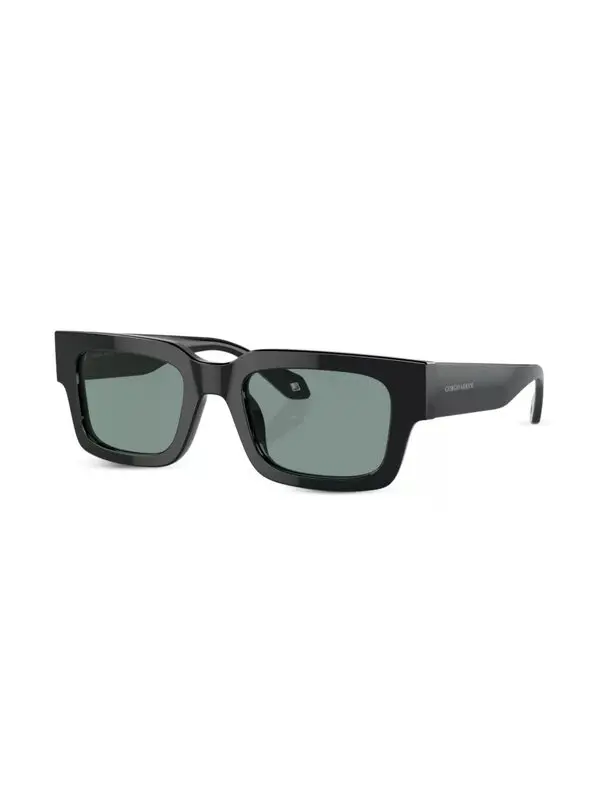 Giorgio Armani Logo-print Square-frame Sunglasses