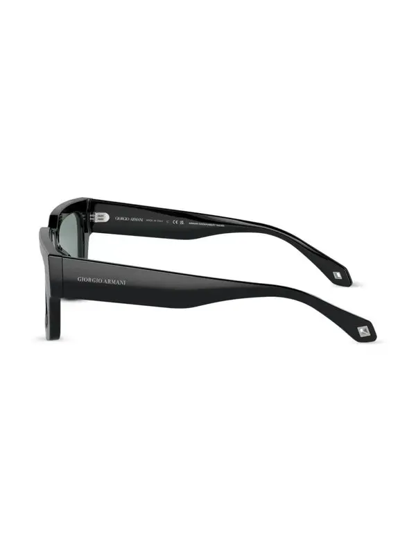 Giorgio Armani Logo-print Square-frame Sunglasses
