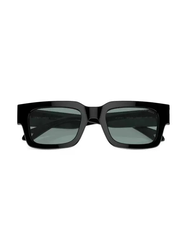 Giorgio Armani Logo-print Square-frame Sunglasses