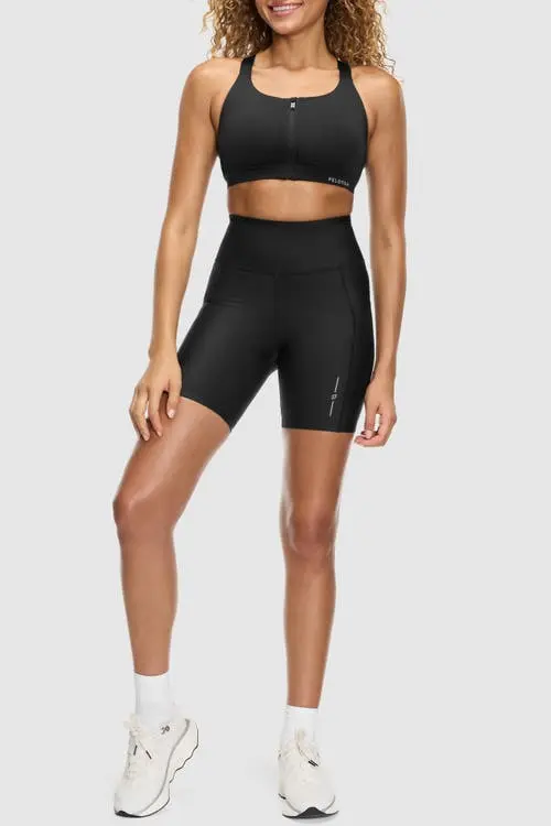 PELOTON Performance Pocket Run Short - Jet Black