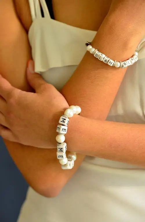 VENESSA ARIZAGA Freshwater Pearl And Ceramic Charm Bracelet