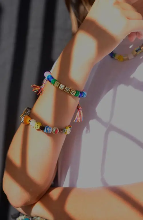 VENESSA ARIZAGA Love Beaded Bracelet