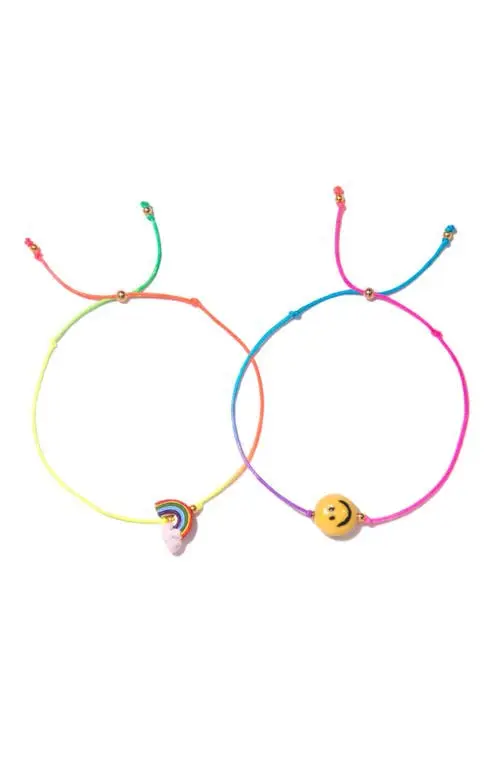 VENESSA ARIZAGA Smile Bracelet Set - Rainbow